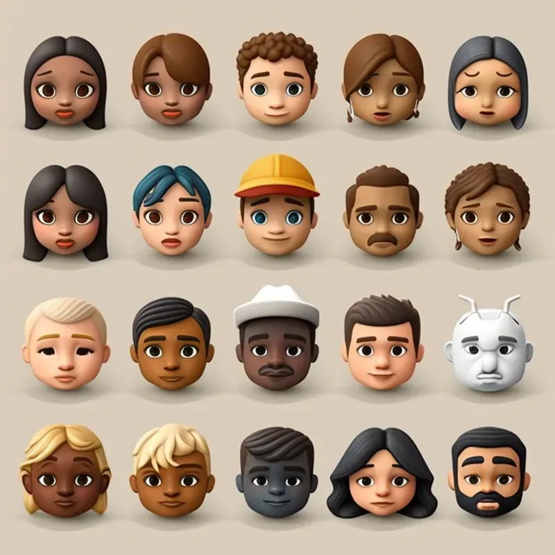 Cute Clay Emojis Icons Midjourney Prompt | PromptBase