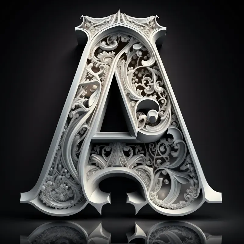 Beautiful Stylized Letters Midjourney Prompt | PromptBase