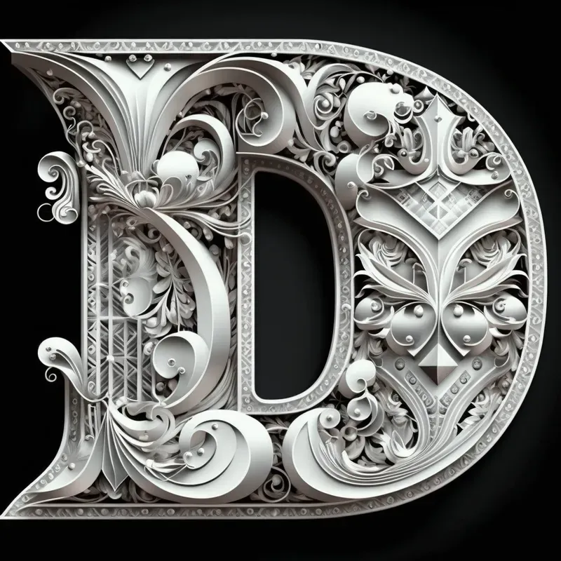 Beautiful Stylized Letters Midjourney Prompt | PromptBase