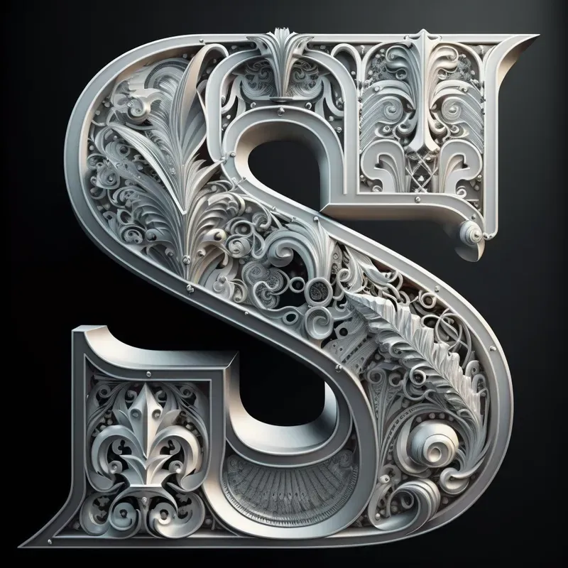 Beautiful Stylized Letters Midjourney Prompt | PromptBase