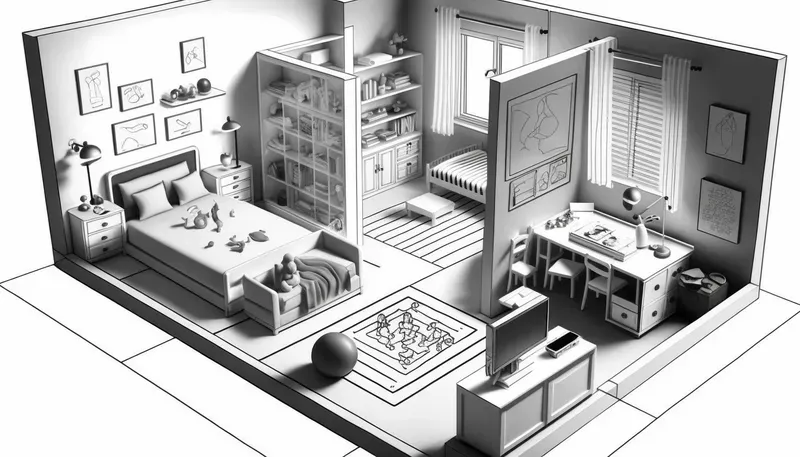 Professional Interior Design Sketches Midjourney Prompt | PromptBase