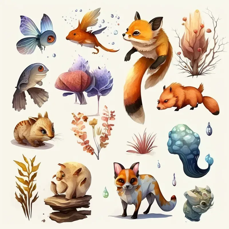 Beautiful Element Designs Midjourney Prompt | PromptBase