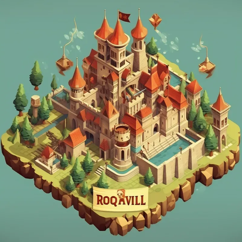 Isometric Video Games Designs Midjourney Prompt | PromptBase