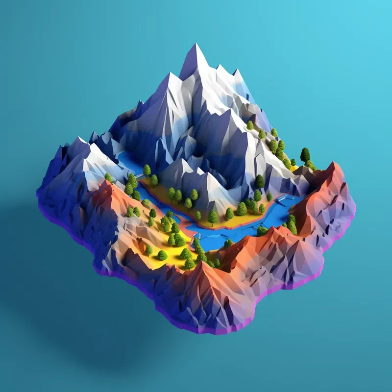 Beautiful Isometric Objects Midjourney Prompt | PromptBase