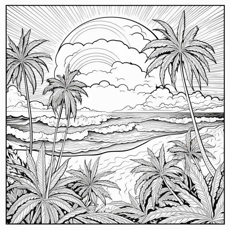 High Quality Coloring Pages Midjourney Prompt | PromptBase