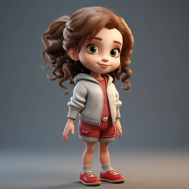 Beautiful Cute 3D Characters Midjourney Prompt | PromptBase