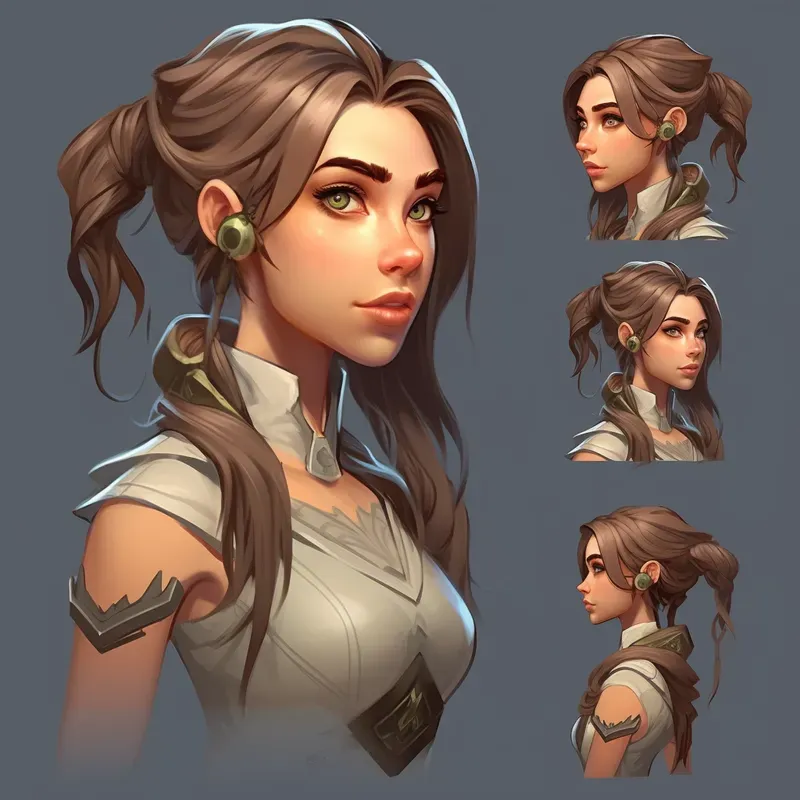 Head Characters Game Concepts Midjourney Prompt | PromptBase