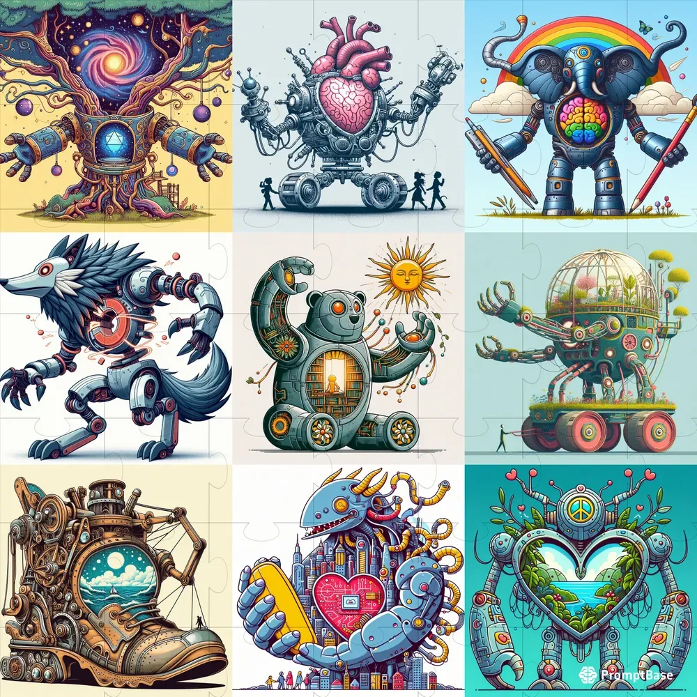Love Machines DALL·E Prompt | PromptBase