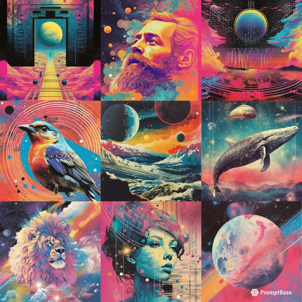 Cosmic Album Covers Midjourney Prompt | PromptBase