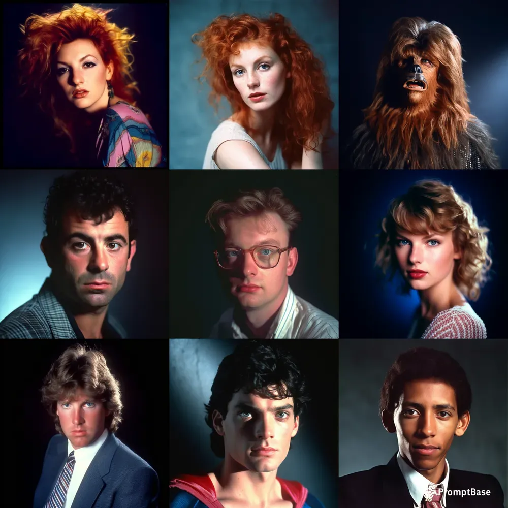 1980s Portrait Photography Midjourney Prompt | PromptBase