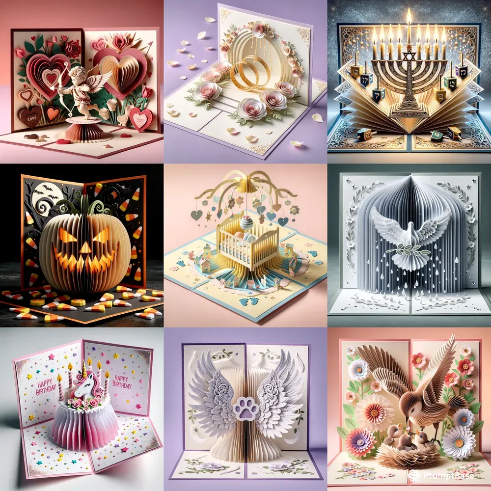 Popup Cards DALL·E Prompt | PromptBase