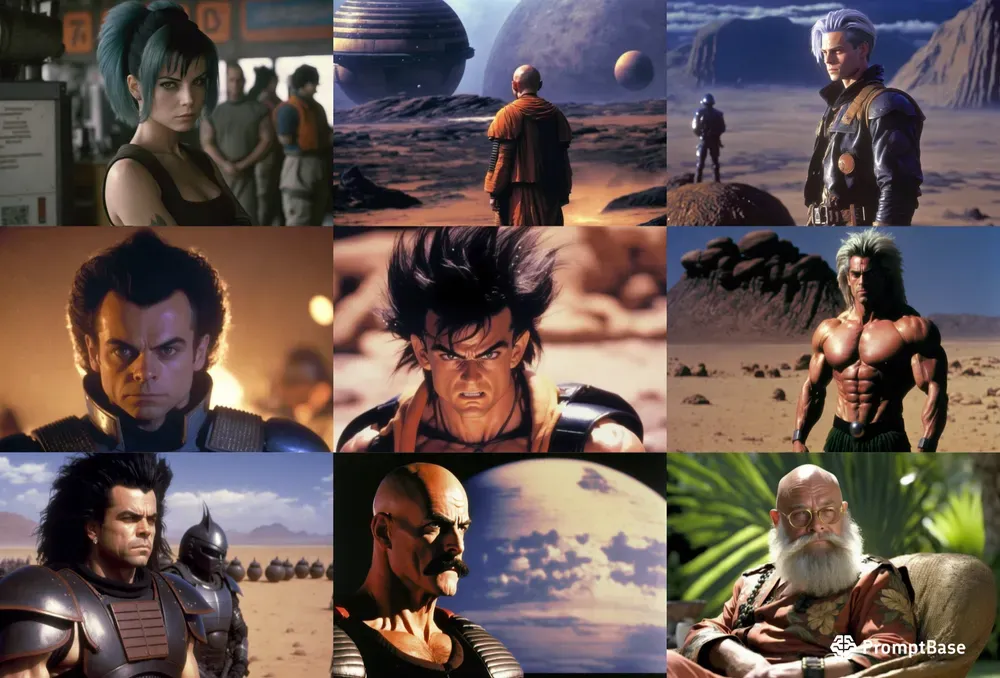 Realistic Dragon Ball Characters Midjourney Prompt | PromptBase