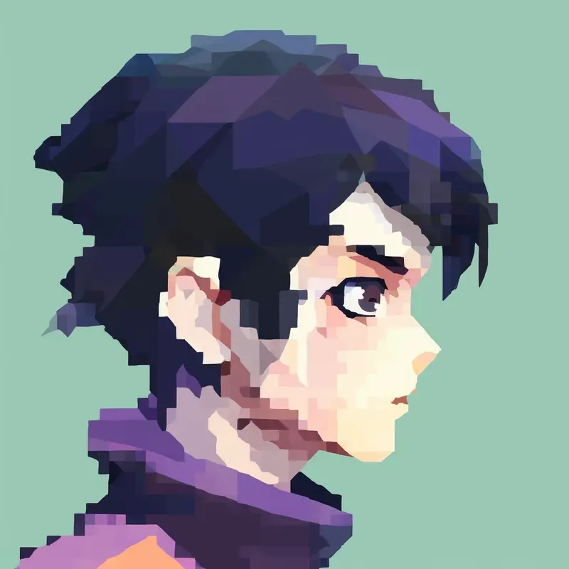 Pixelated Anime NFT Profile Pictures Midjourney Prompt | PromptBase