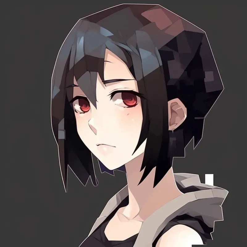 Pixelated Anime NFT Profile Pictures Midjourney Prompt | PromptBase