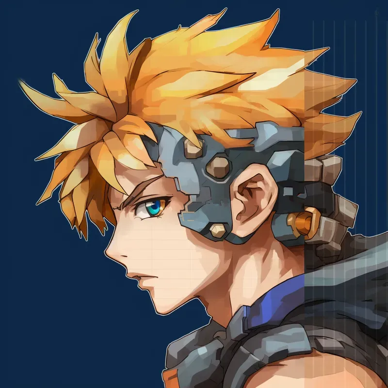 Pixelated Anime NFT Profile Pictures Midjourney Prompt | PromptBase