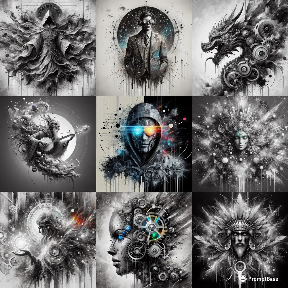 Fusion Realms Art Beyond Boundaries DALL·E Prompt | PromptBase