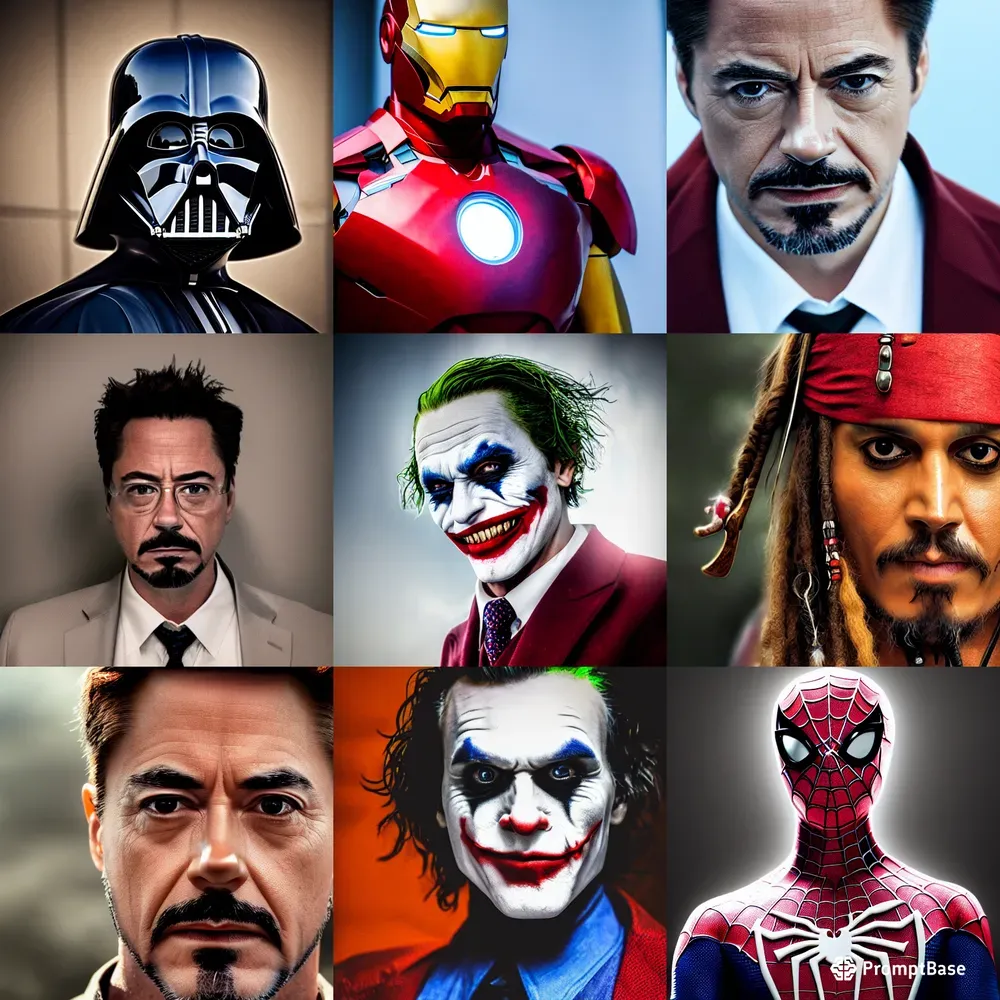 Photoreal Portraits Of Movie Characters Prompt | PromptBase