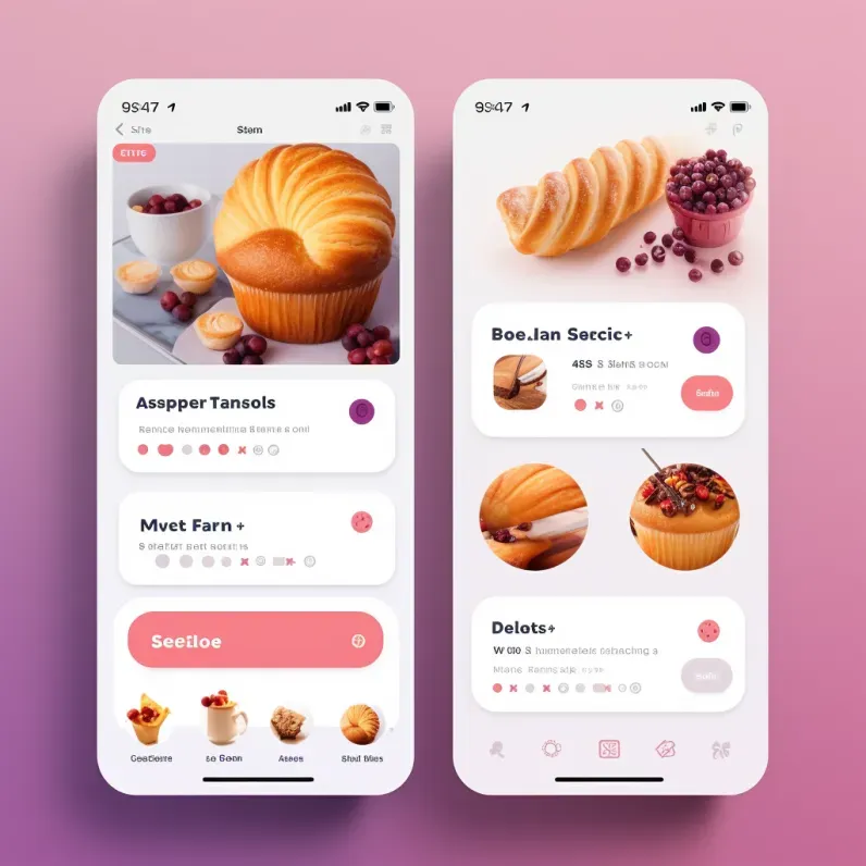 Mobile App Designs Midjourney Prompt | PromptBase