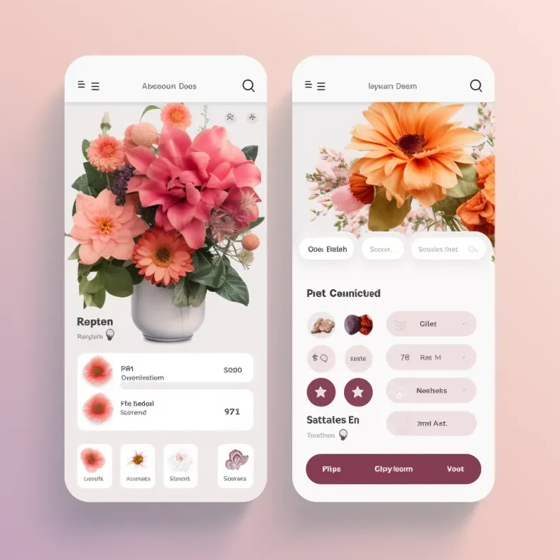 Mobile App Designs Midjourney Prompt | PromptBase