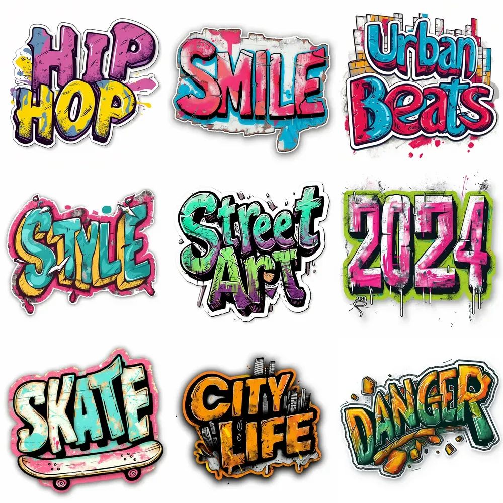 Custom Graffiti Stickers Midjourney Prompt | PromptBase