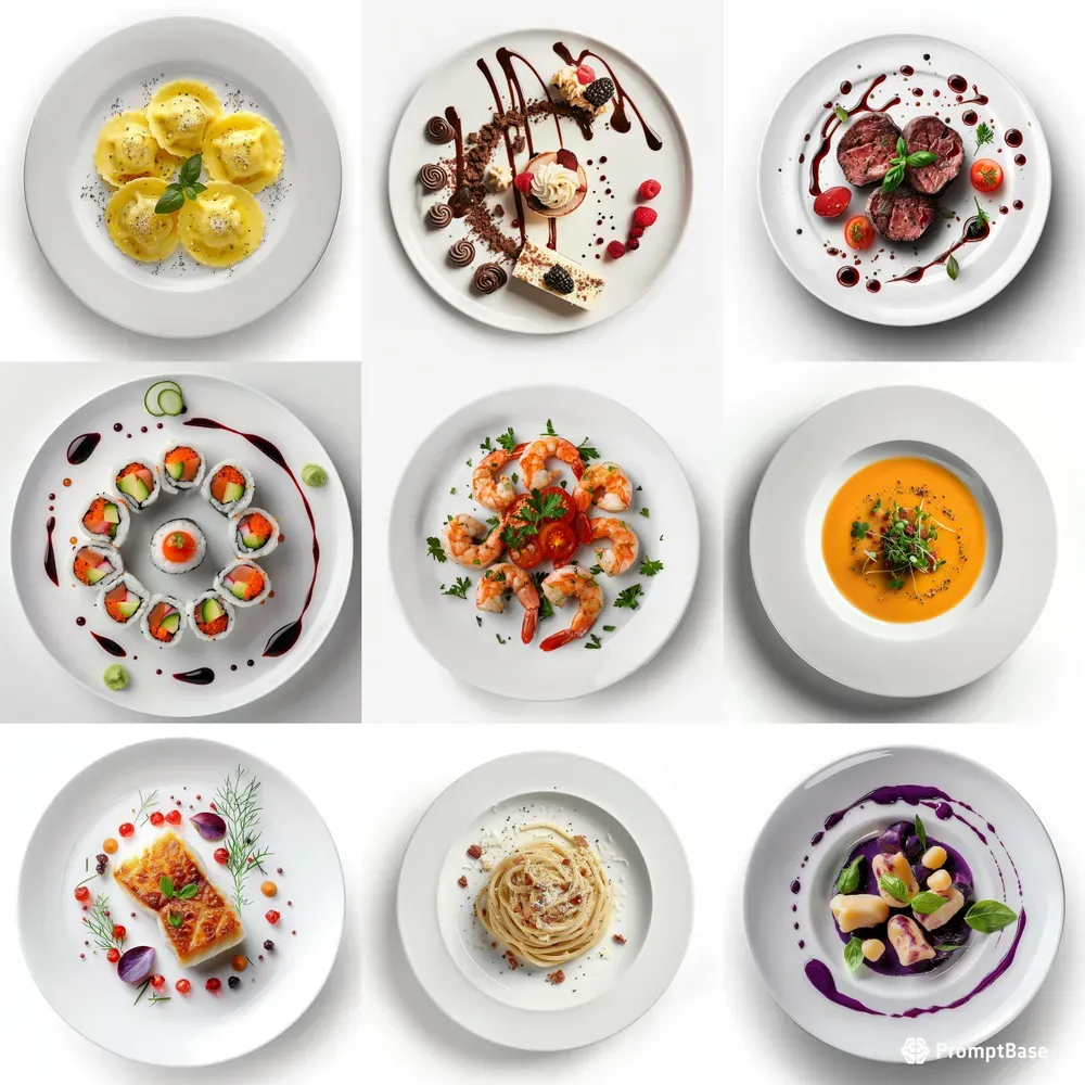 Masterchef Dishes Midjourney Prompt | PromptBase