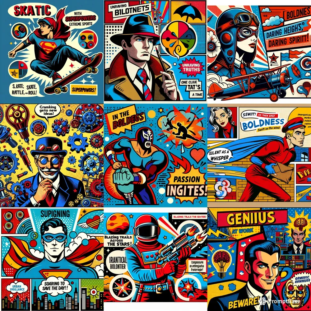Fun Interactive Joyful Pop Art Portraits DALL·E Prompt | PromptBase