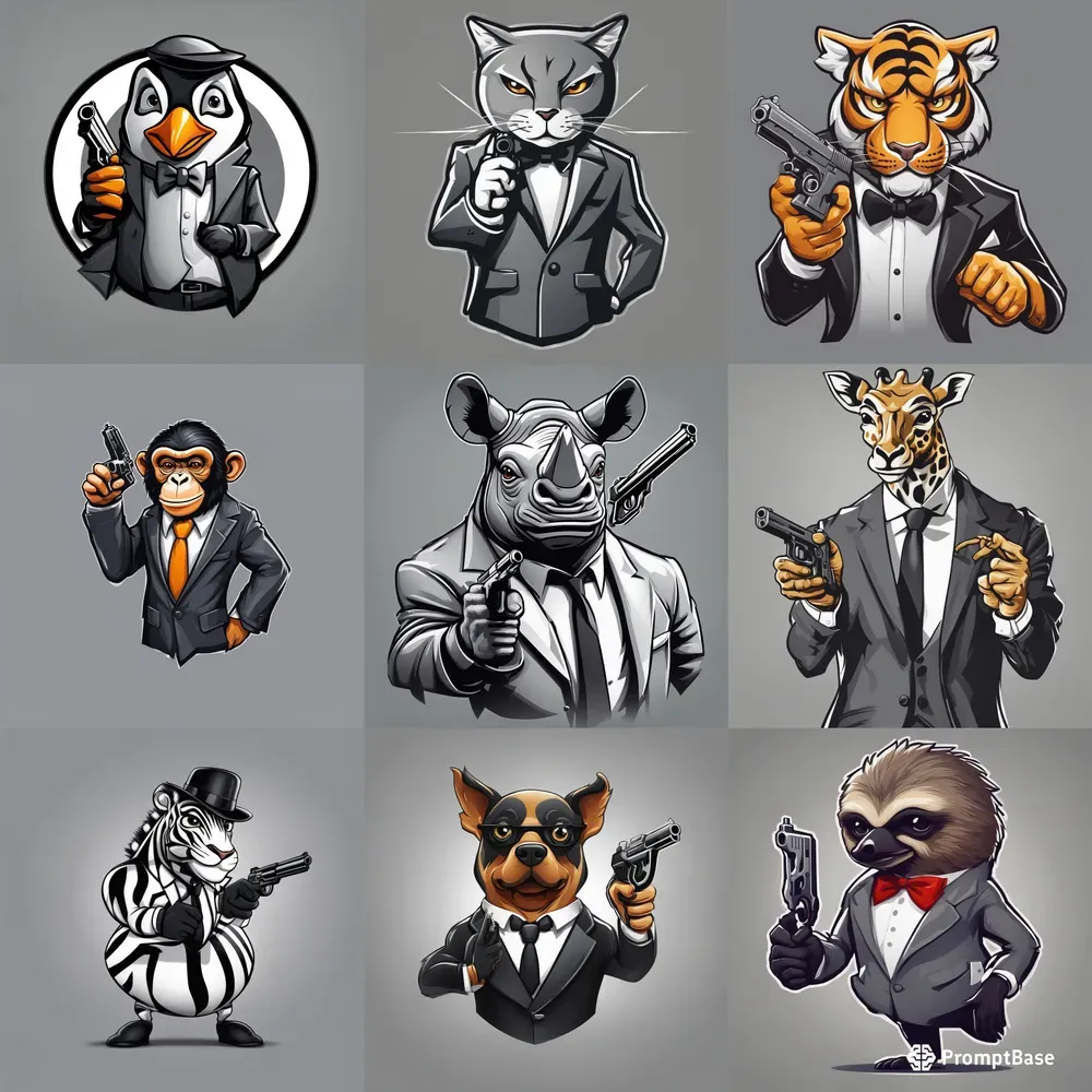 Animal Mascots Stable Diffusion Prompt | PromptBase