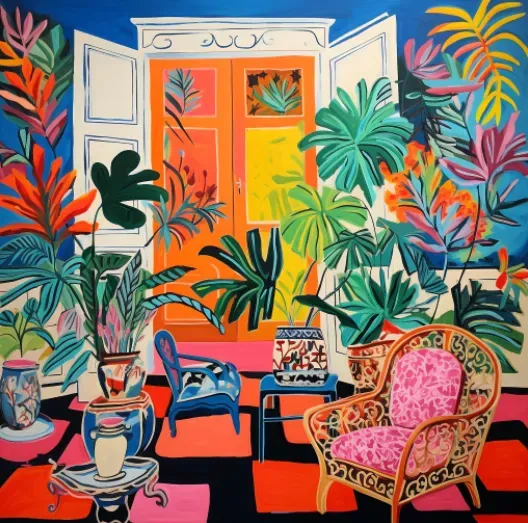 Matisse Paints Midjourney Prompt | PromptBase