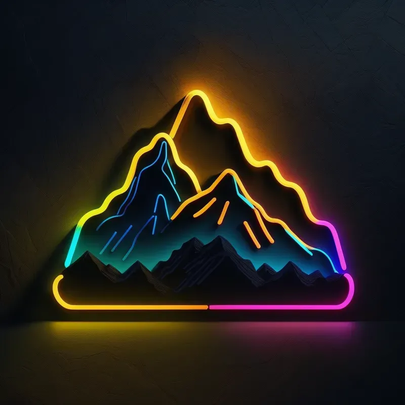 Custom Neon Sign Logos Midjourney Prompt | PromptBase