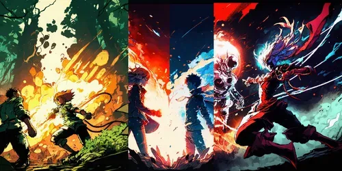 Epic Scenes In Anime Art Style Midjourney Prompt | PromptBase