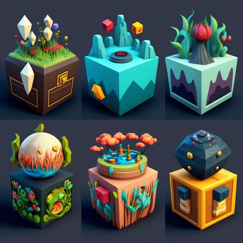 Custom Mobile Game Items Midjourney Prompt | PromptBase