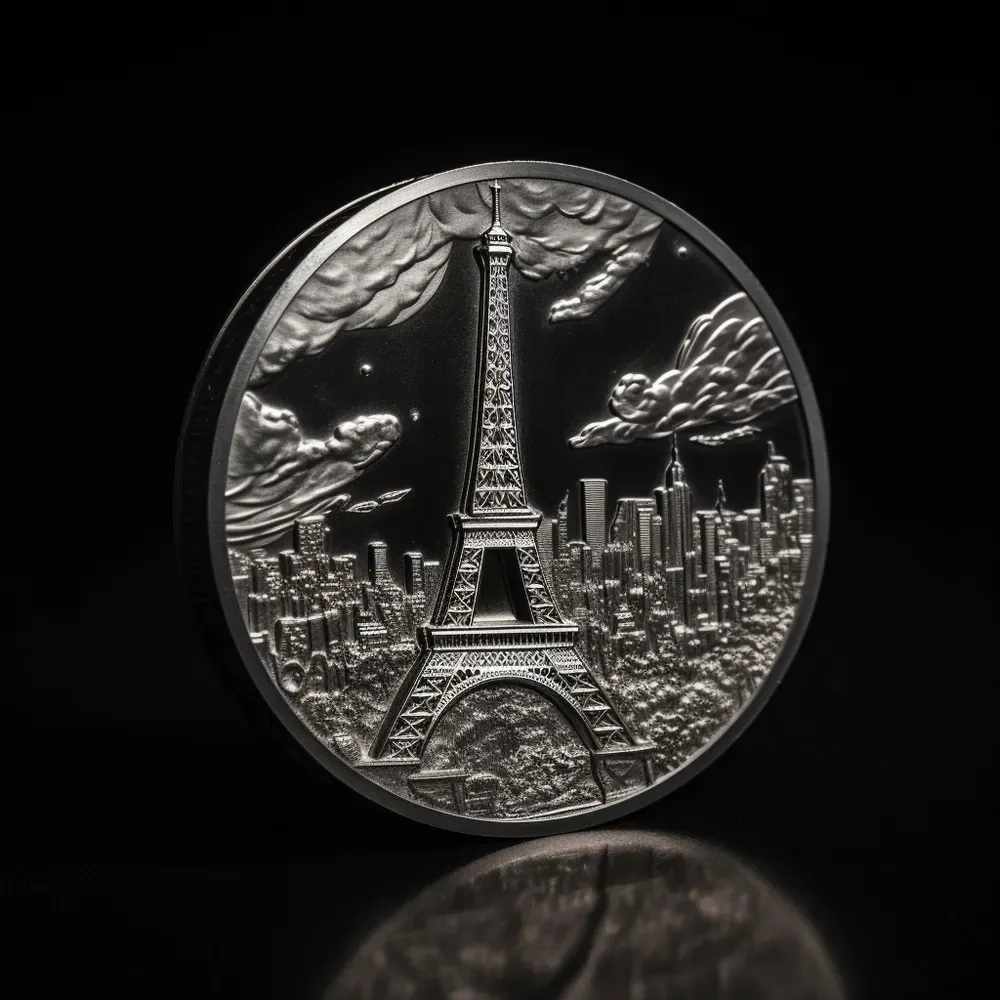 Engraved Silver Coins Midjourney Prompt | PromptBase