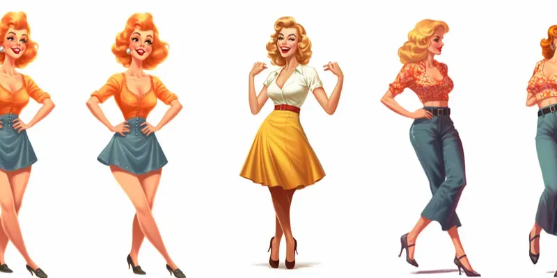 Pinup Poses Midjourney Prompt | PromptBase