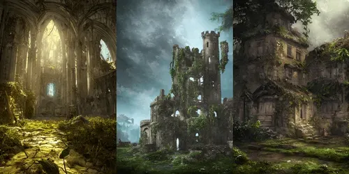 DnD City Ruins Generator Stable Diffusion Prompt | PromptBase