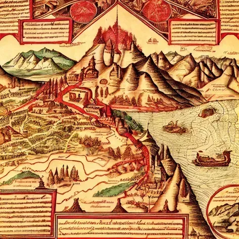 Medieval Maps Midjourney Prompt | PromptBase