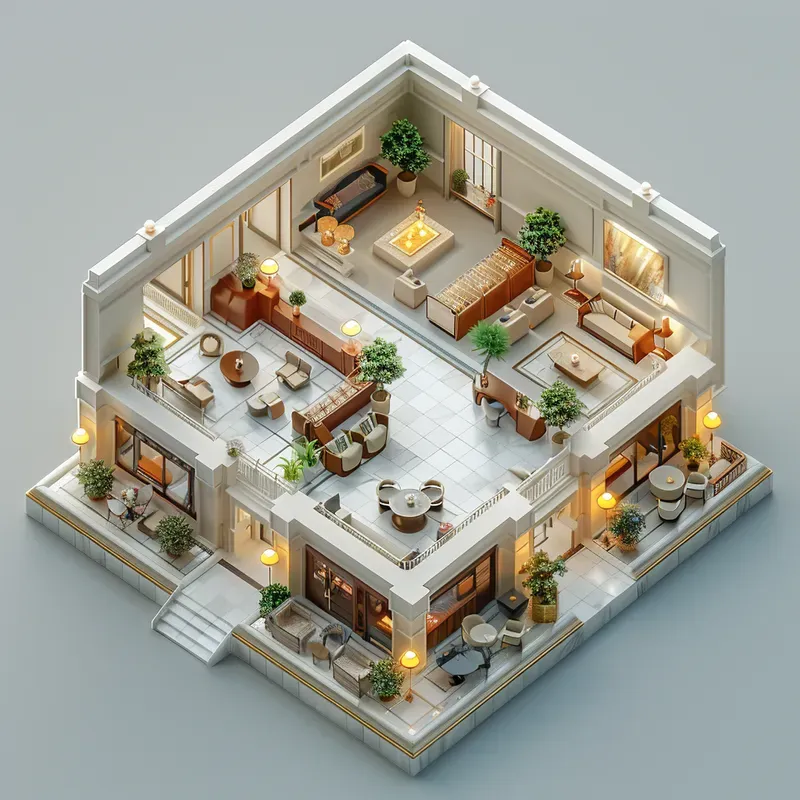 3D Isometric Creative Designs Midjourney Prompt | PromptBase