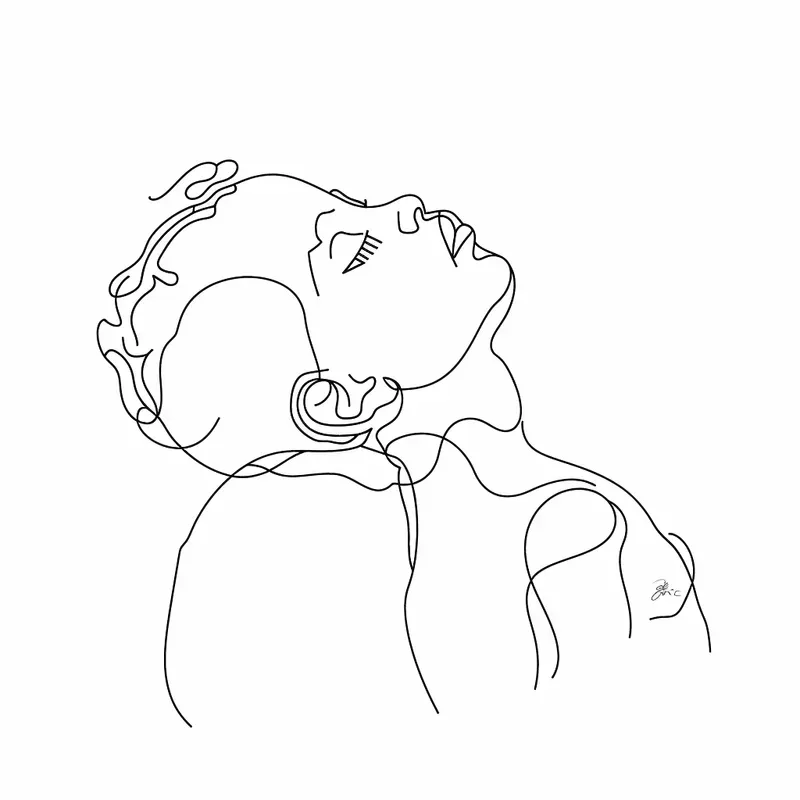 Continuous Flowing Line Drawings Midjourney Prompt | PromptBase