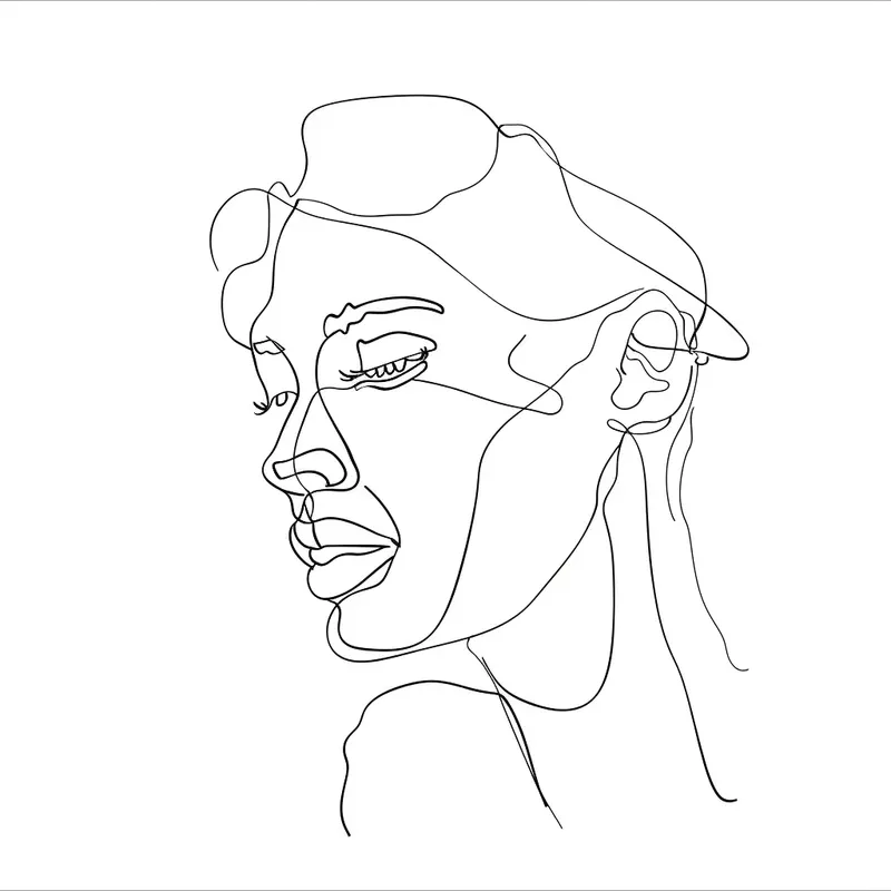 Continuous Flowing Line Drawings Midjourney Prompt | PromptBase