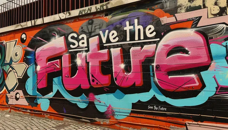 Graffiti Style Words Midjourney Prompt | PromptBase