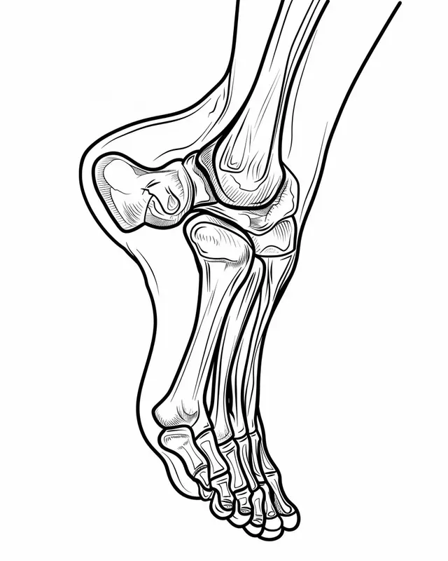 Foot Anatomy Coloring Pages [2025]