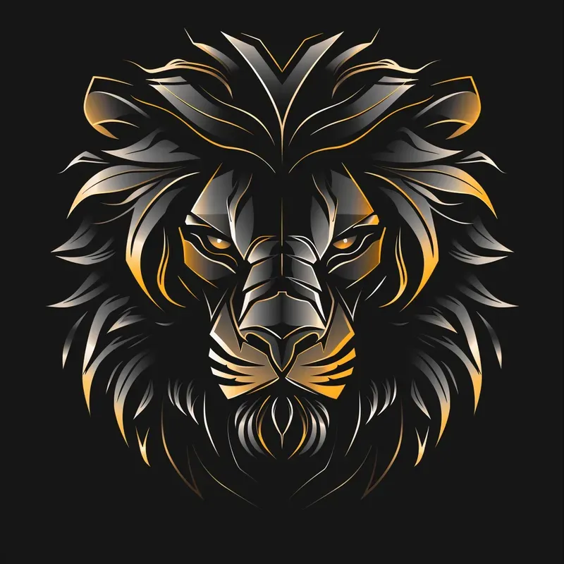 Metallic Animal Logos Midjourney Prompt | PromptBase