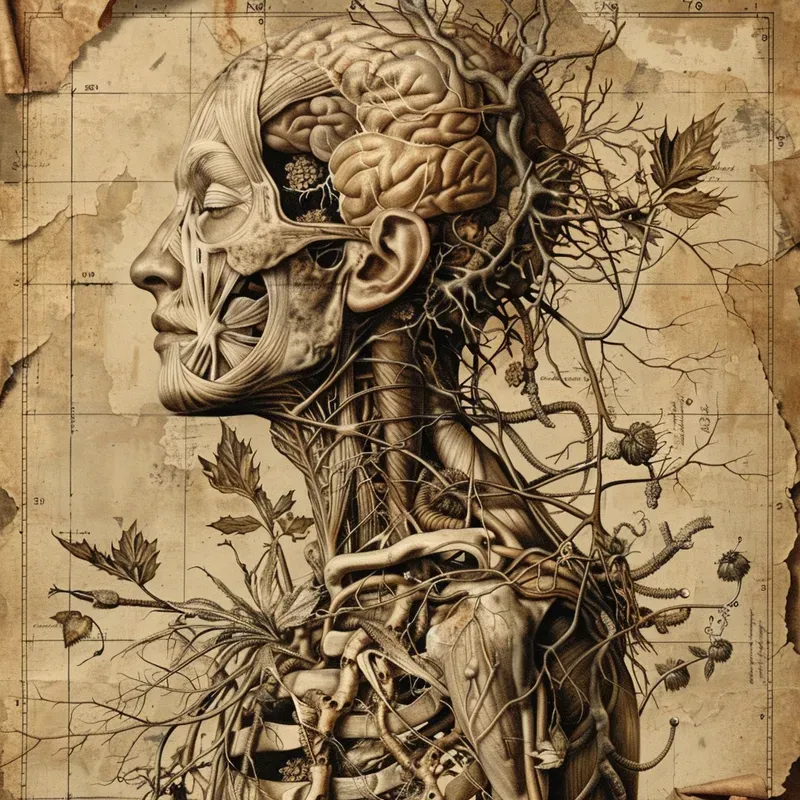 Strange Artistic Anatomy Templates Midjourney Prompt | PromptBase