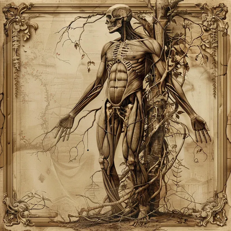 Strange Artistic Anatomy Templates Midjourney Prompt | PromptBase