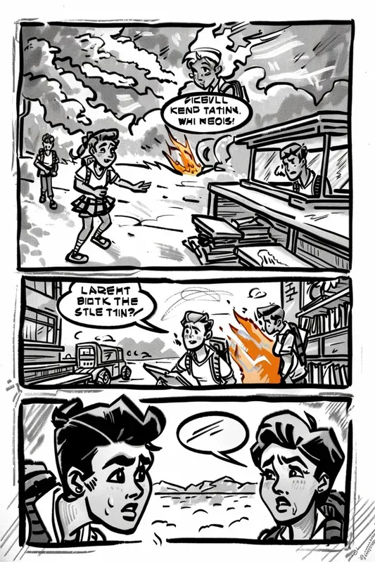 Any Comic Book Cartoon Illustrations Midjourney Prompt | PromptBase