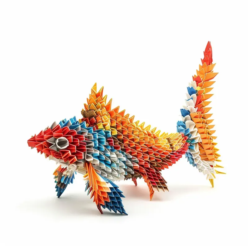 Modular Origami Objects Midjourney Prompt | PromptBase