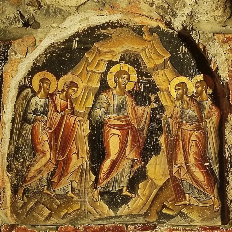 Old Tempera Orthodox Byzantine Icons Midjourney Prompt | PromptBase