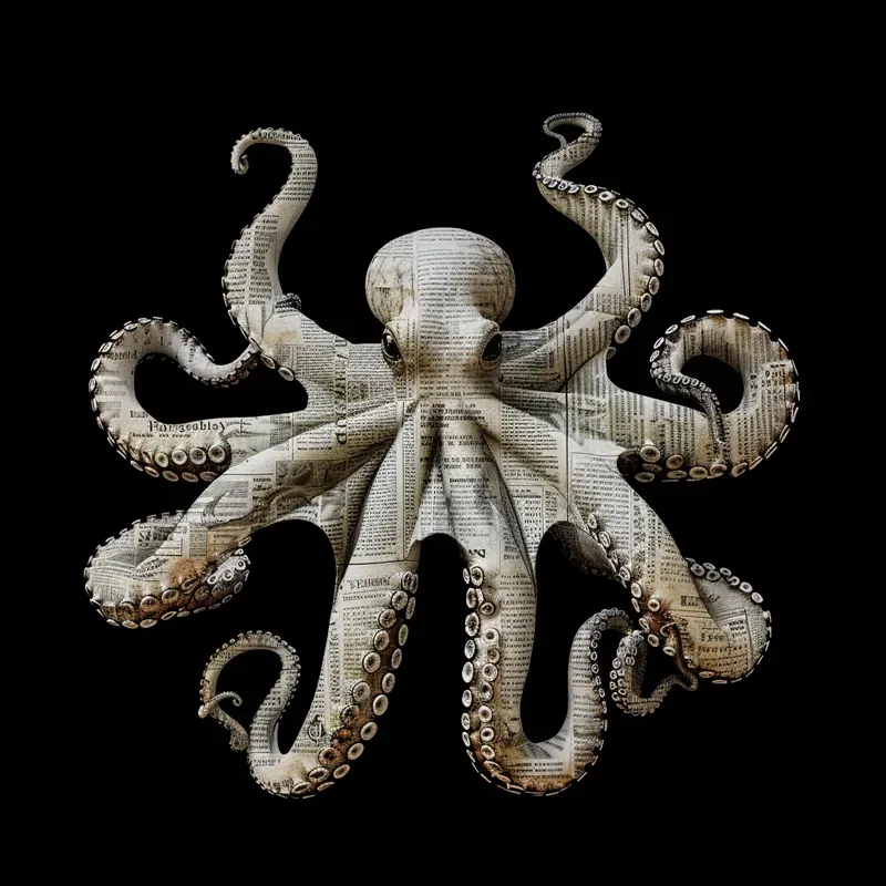 Objects Made Entirely Of Newspapers Midjourney Prompt | PromptBase