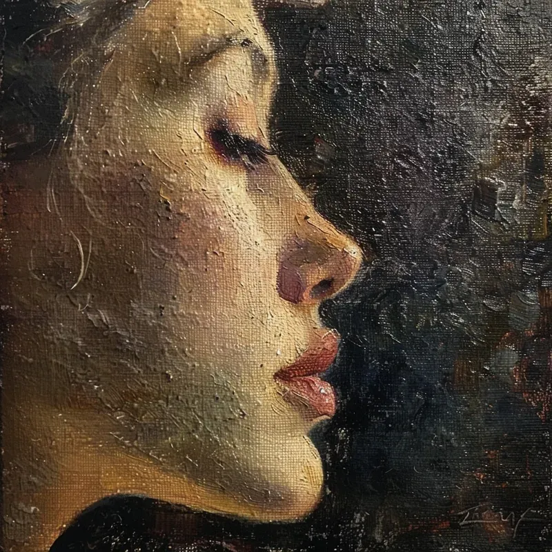Psychological Oil Painting Portraits Midjourney Prompt | PromptBase