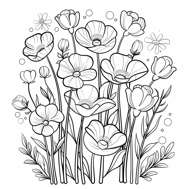 Any Coloring Book Pages Midjourney Prompt | PromptBase