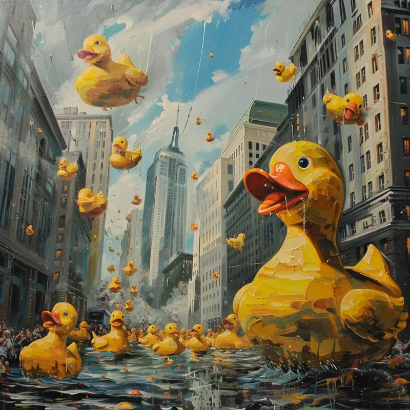 Absurd Oil Paintings Midjourney Prompt | PromptBase